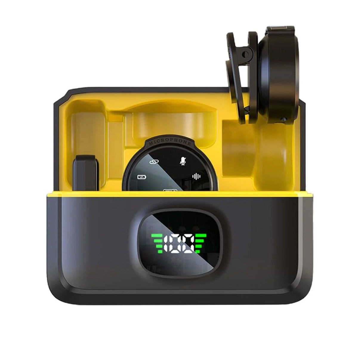 E-Photographic J6 Duo Wireless Lavalier Button Microphone for USB-C De